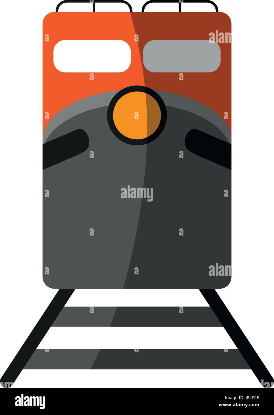 train flat illustration shadow Stock Vector Image & Art - Alamy