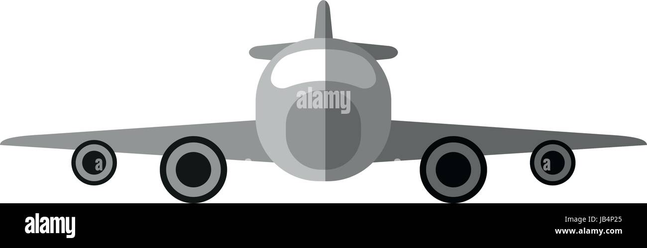 airplane flat illustration shadow Stock Vector Image & Art - Alamy