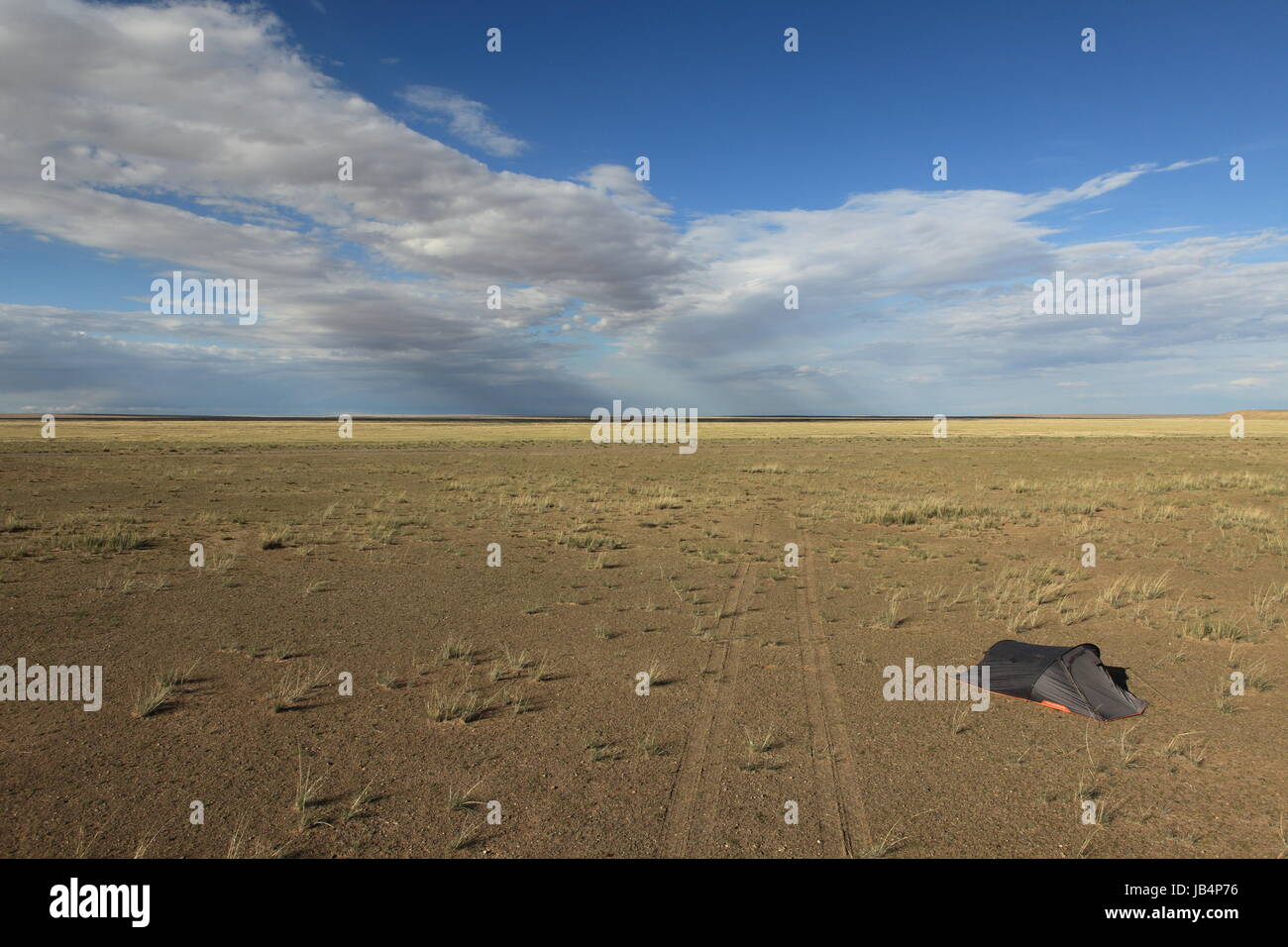 tents in the mongolian steppe Stock Photo - Alamy