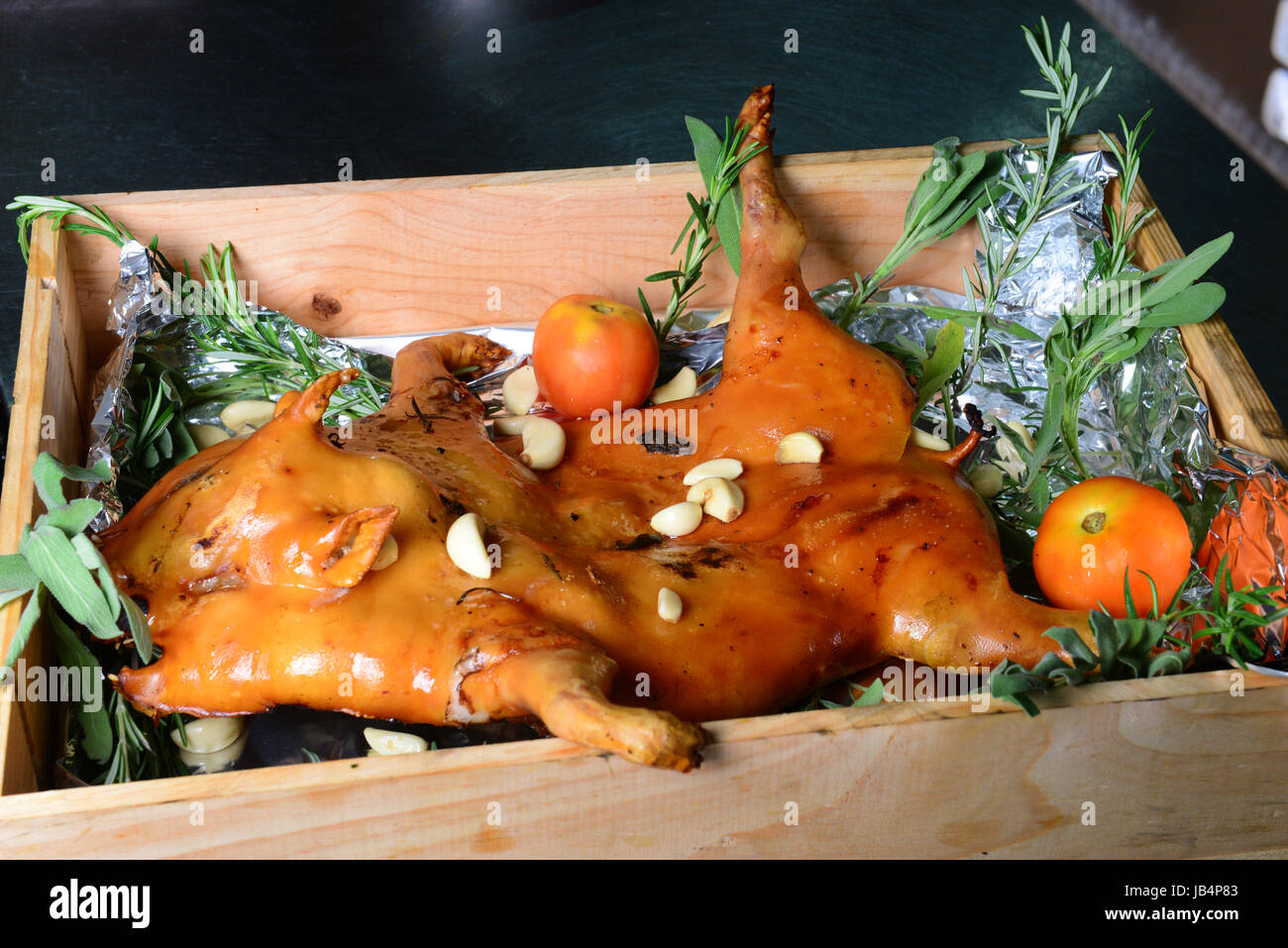 italian roast piglet Stock Photo - Alamy