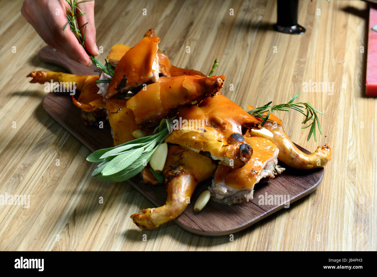 italian roast piglet Stock Photo - Alamy