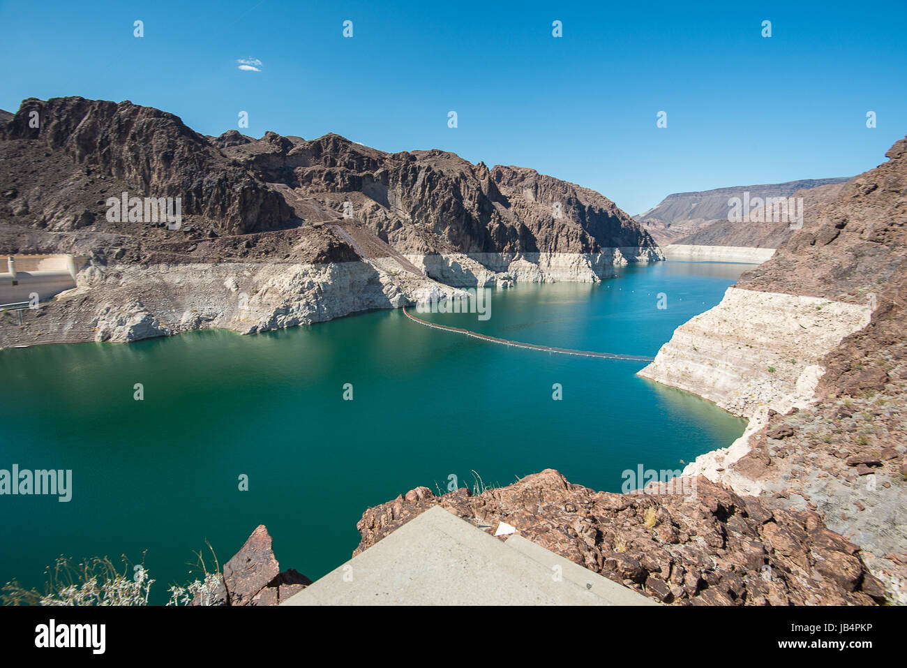 Large concrete dam, Hoover Dam in Nevada Stock Photo - Alamy