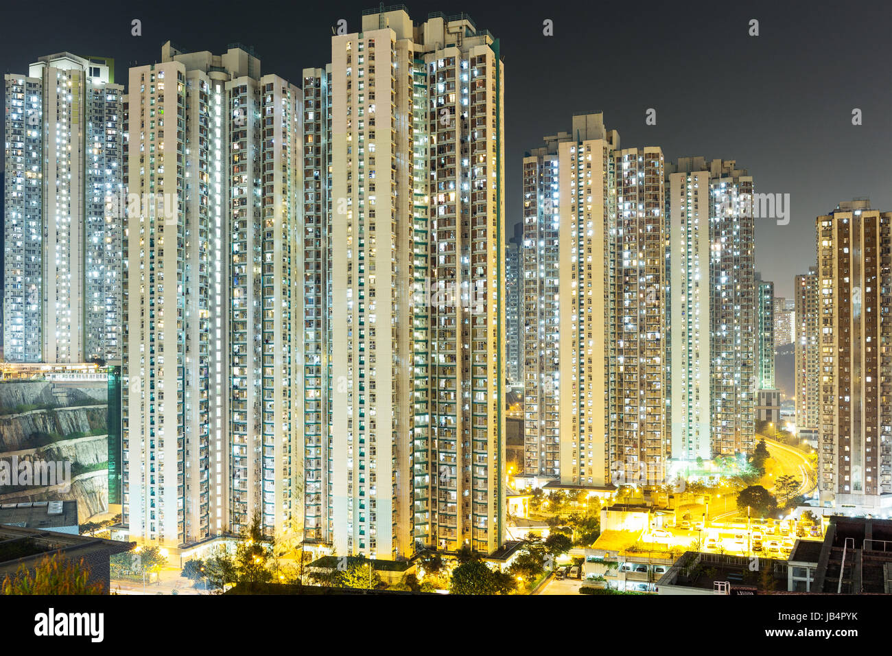 Hong Kong estate Stock Photo - Alamy