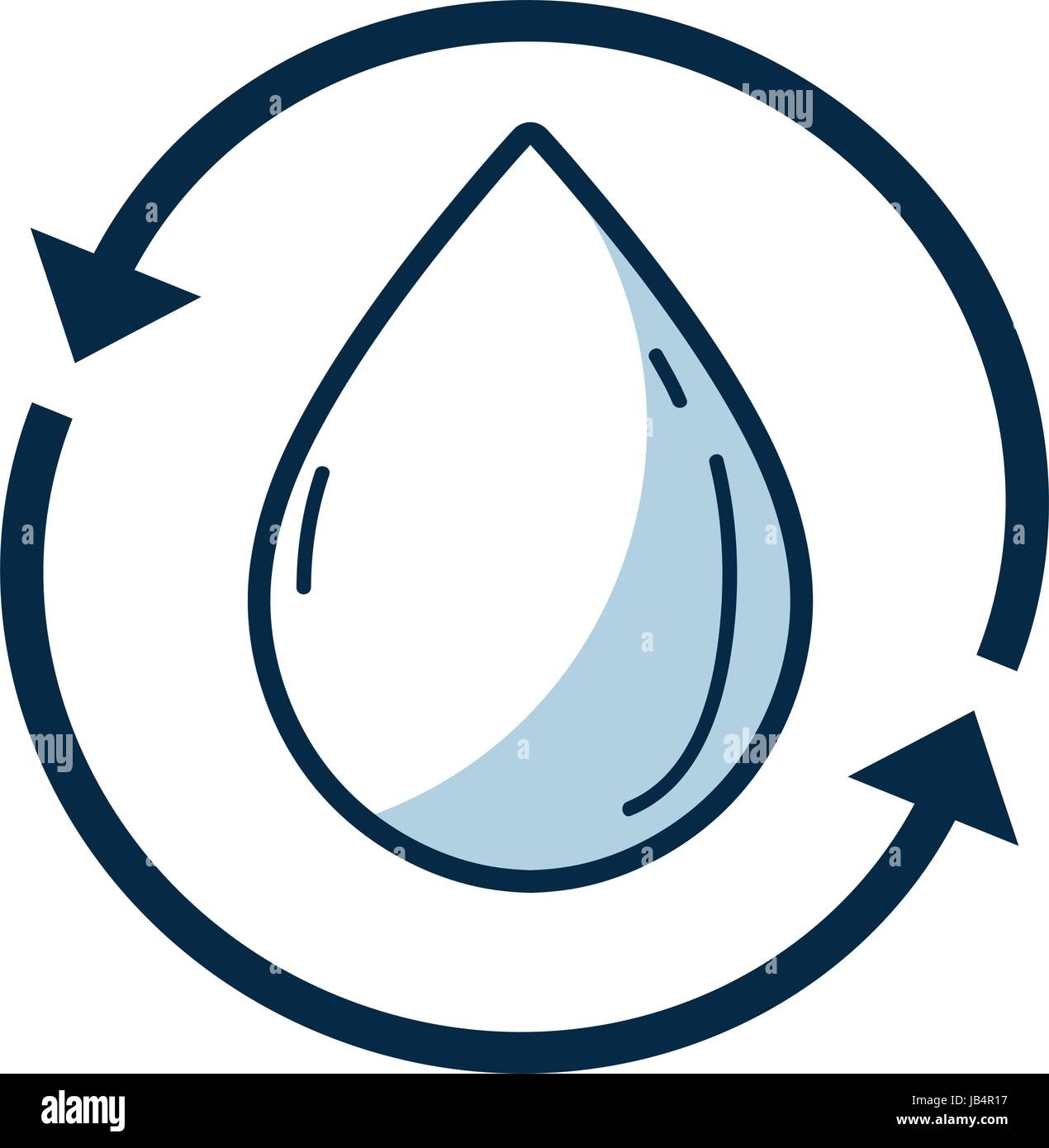 water drop with arrows around Stock Vector Image & Art - Alamy