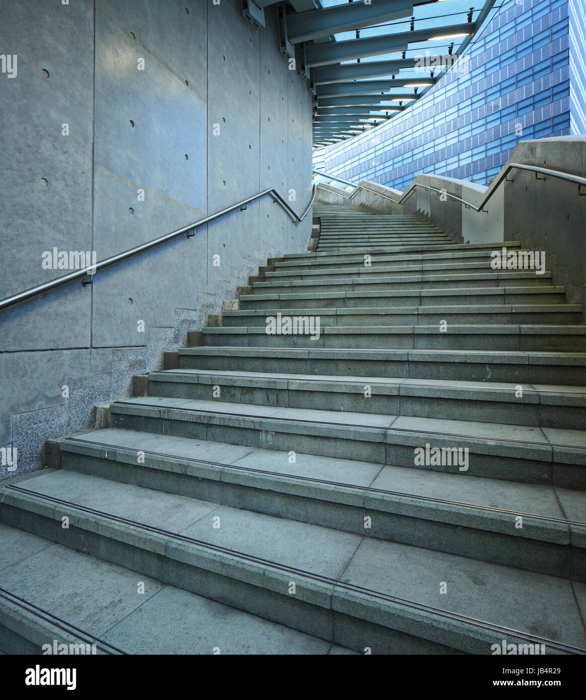 Corridor with stairs Stock Photo - Alamy
