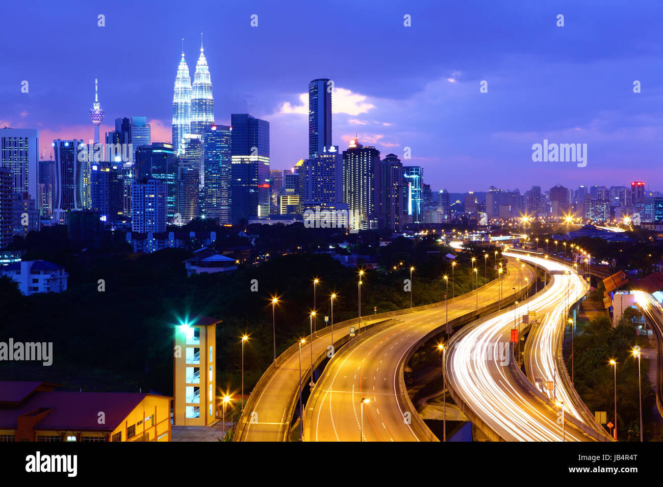 Kuala lumpur skyline Stock Photo - Alamy