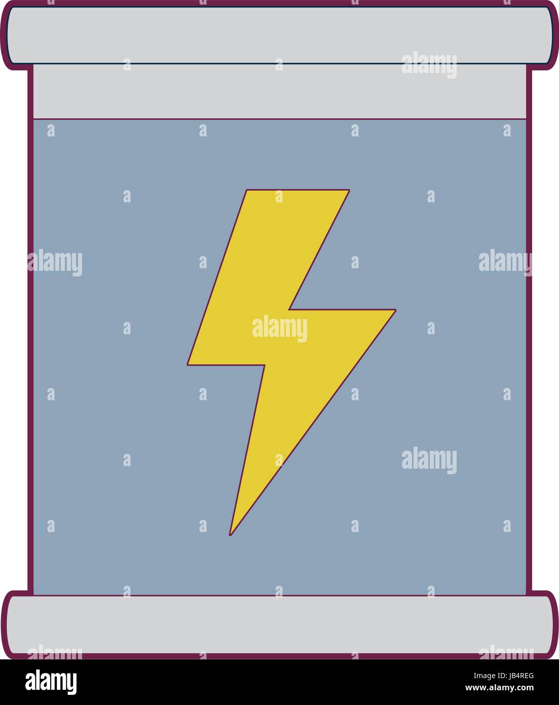 poster with energy hazard symbol Stock Vector Image & Art - Alamy