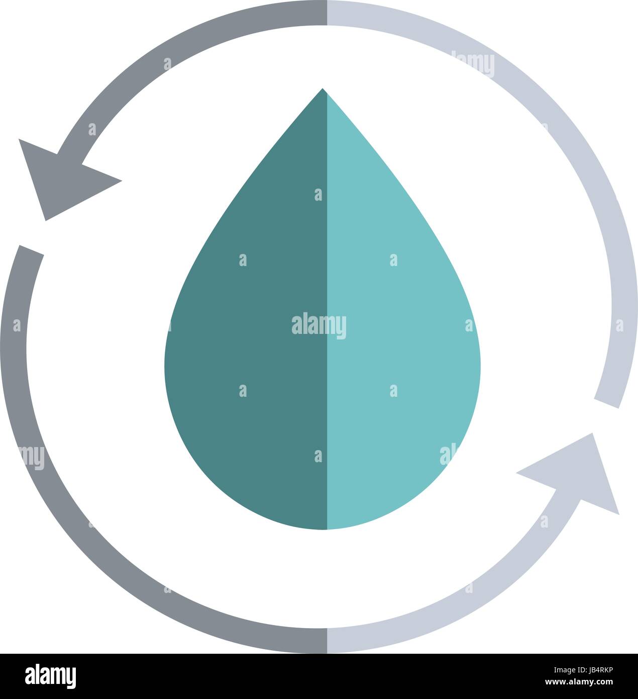 water drop with arrows around Stock Vector Image & Art - Alamy