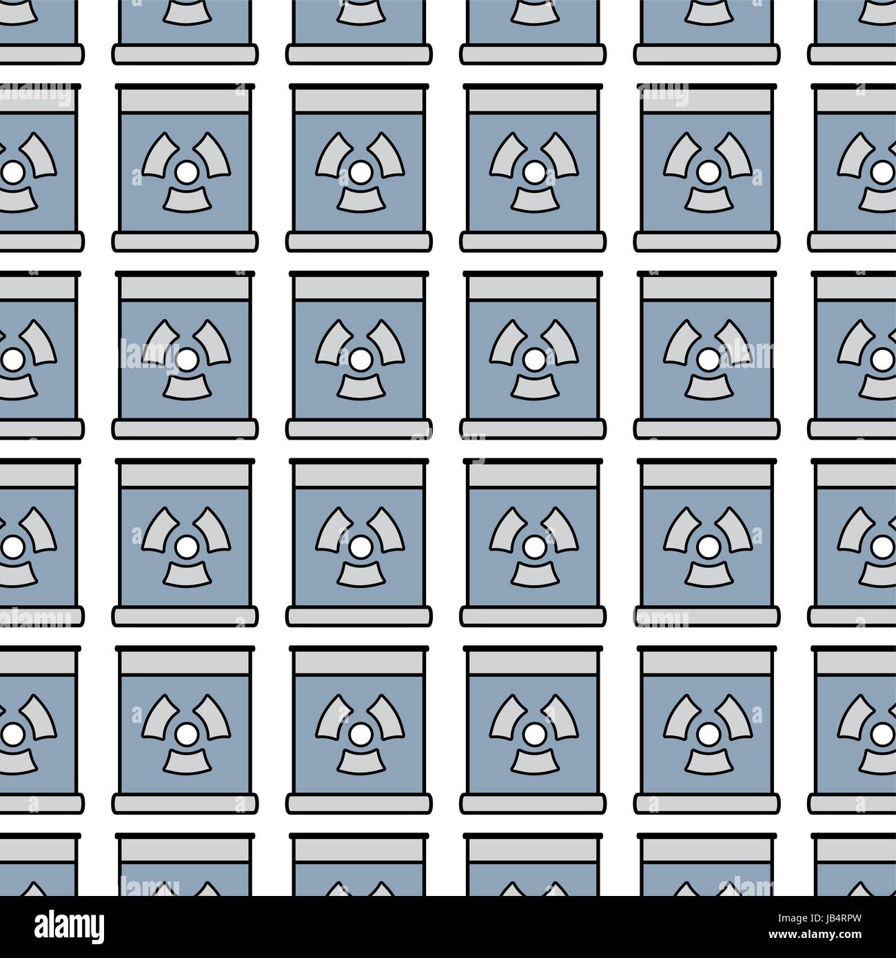 poster with radiation symbol of danger background Stock Vector Image ...