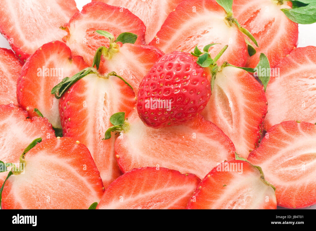 Red sweet strawberries making nice edible background Stock Photo - Alamy