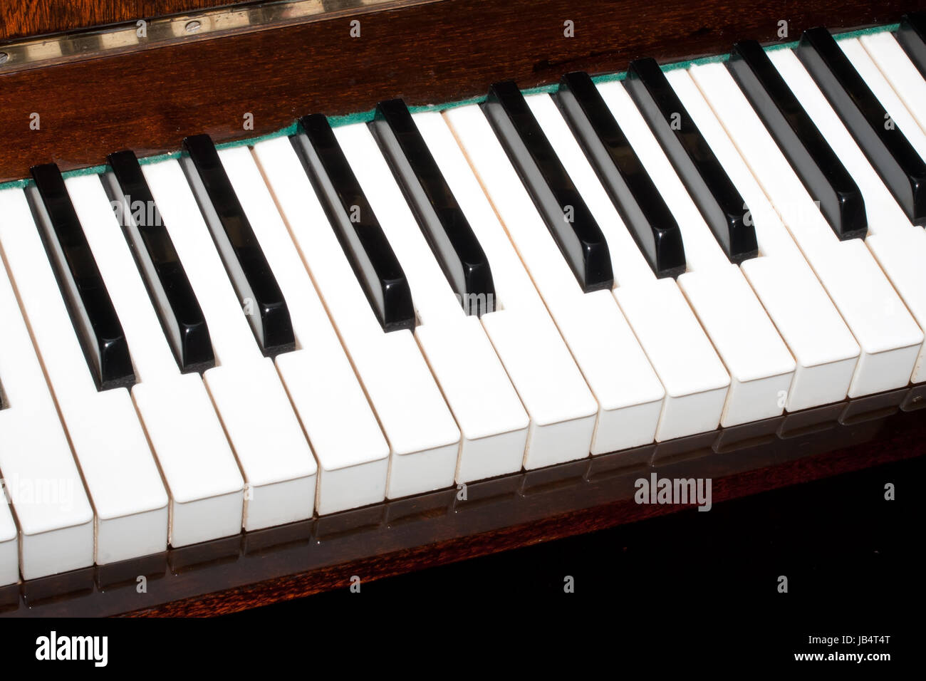 Beautiful close up photo of piano keys Stock Photo - Alamy