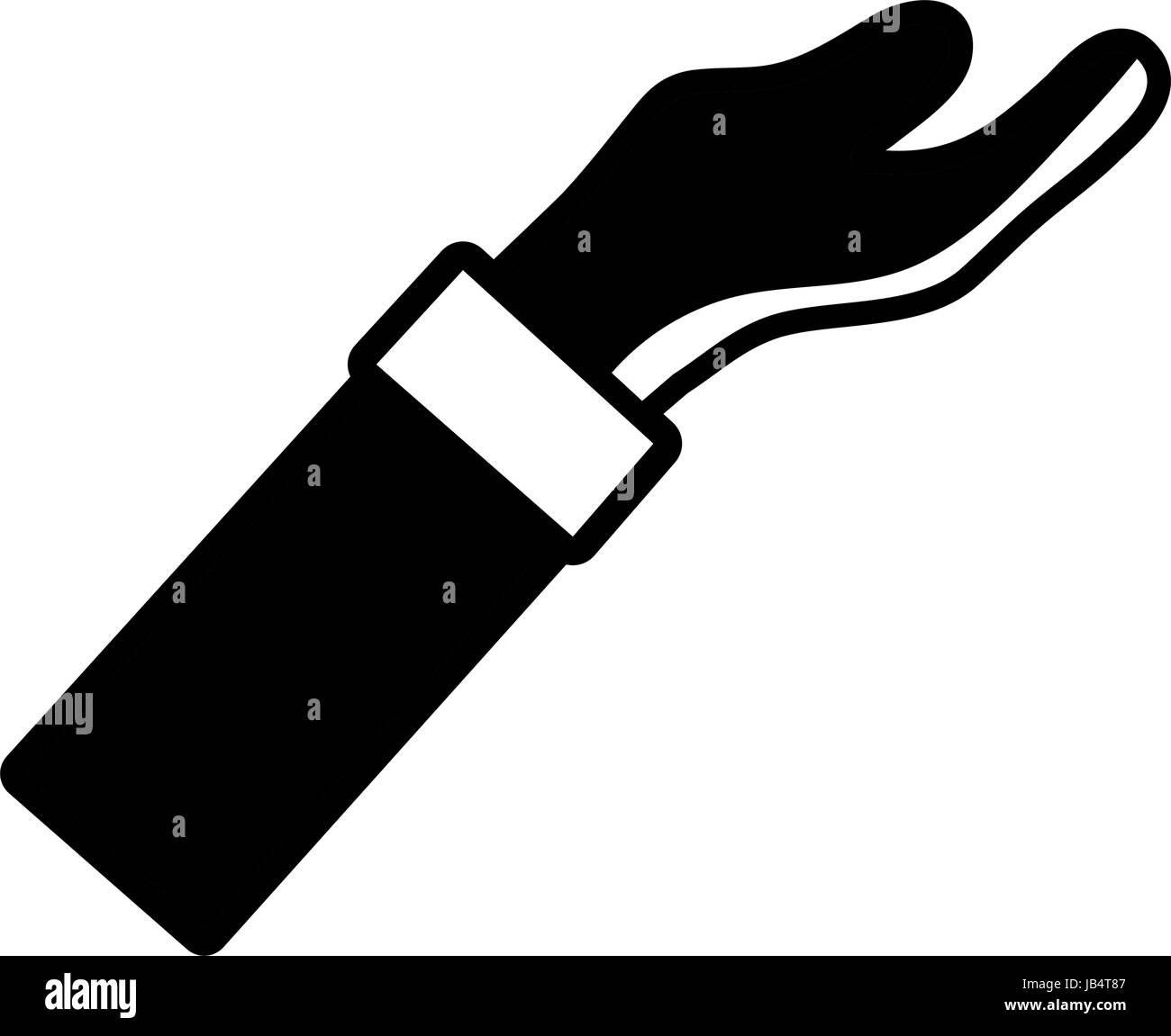 Middle finger woman Black and White Stock Photos & Images - Alamy