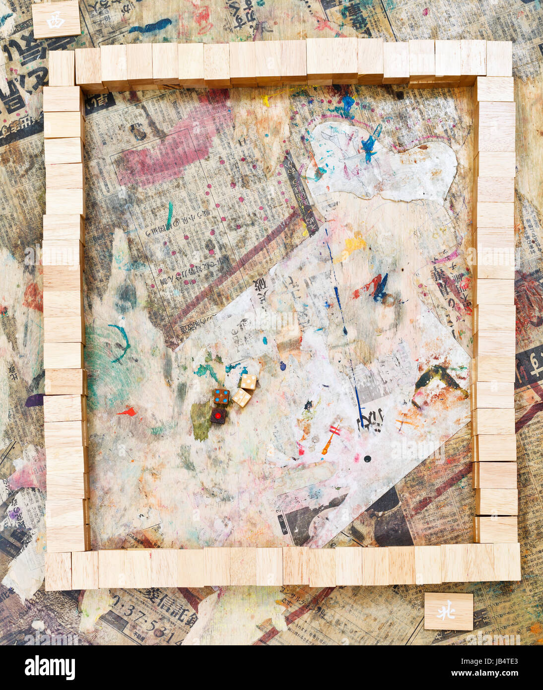 Mahjong tiles wall hi-res stock photography and images - Alamy