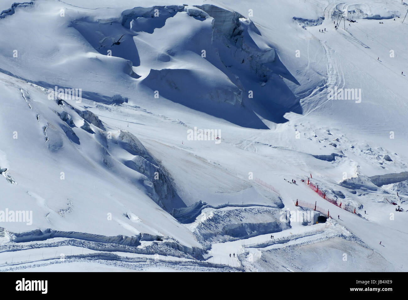 Ski slope in swiss Alps, Zermatt Stock Photo - Alamy