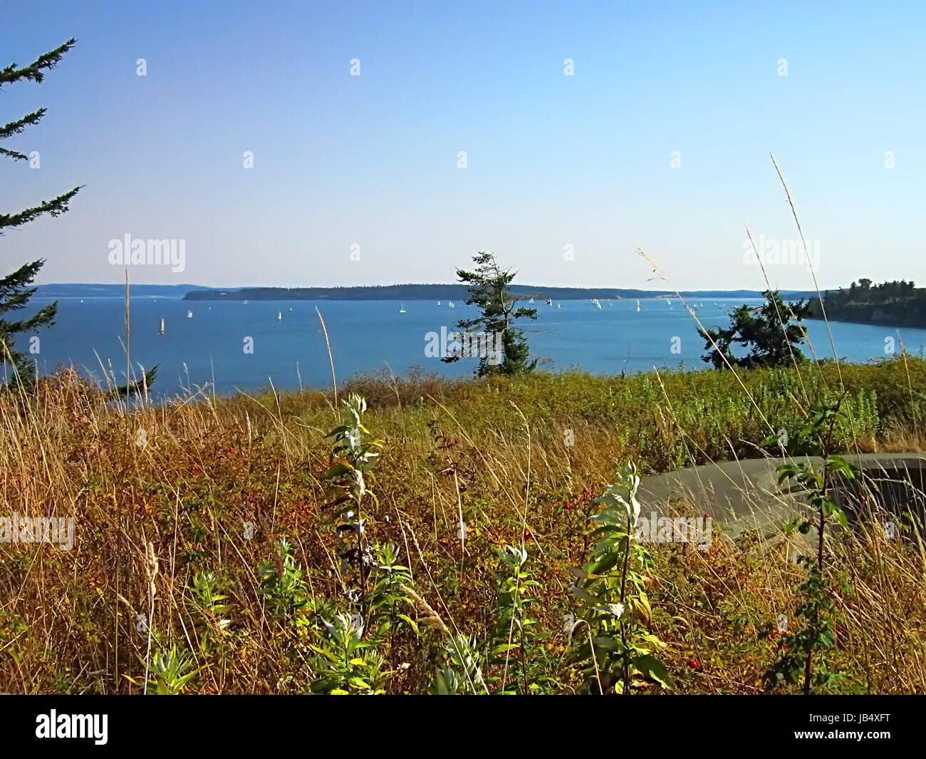 A photograph of scenery near water Stock Photo - Alamy
