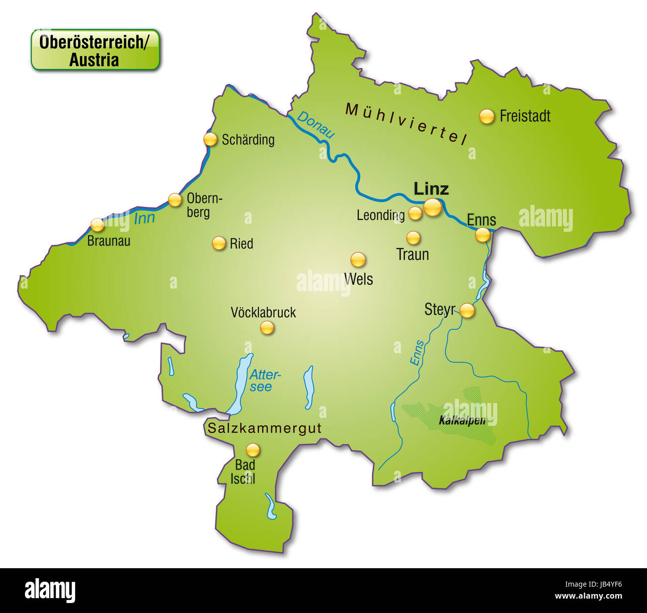 Leonding karte hi-res stock photography and images - Alamy