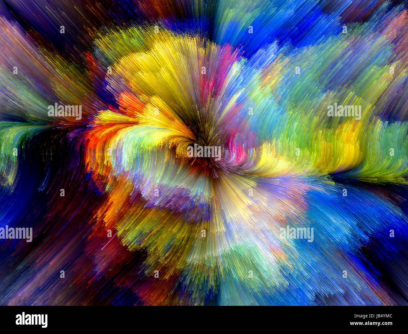 Colors In Bloom series. Design composed of fractal color textures as a ...