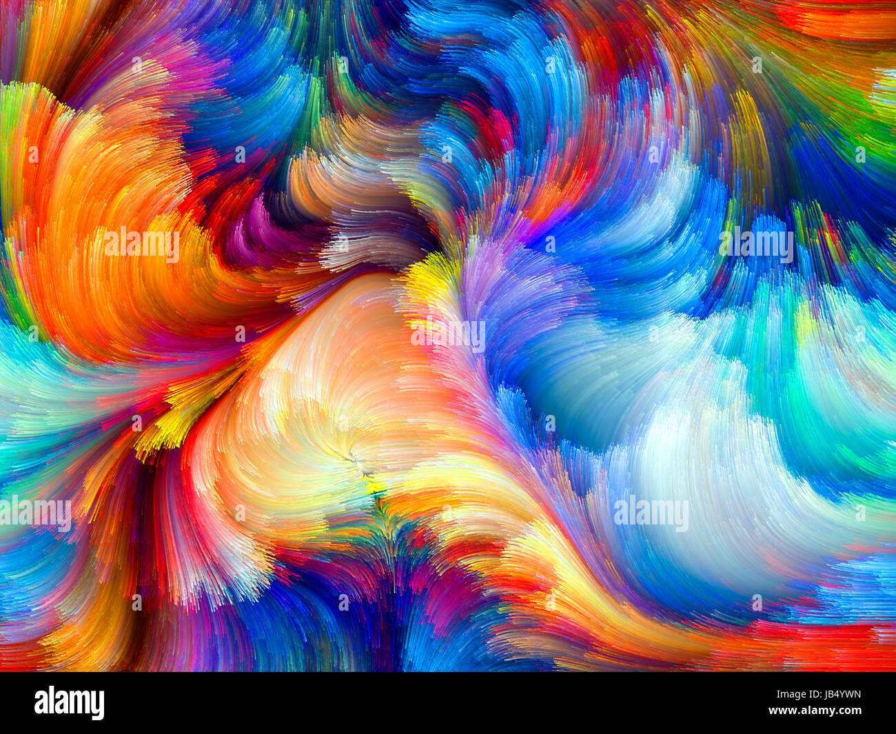 Colors In Bloom series. Abstract arrangement of fractal color textures ...
