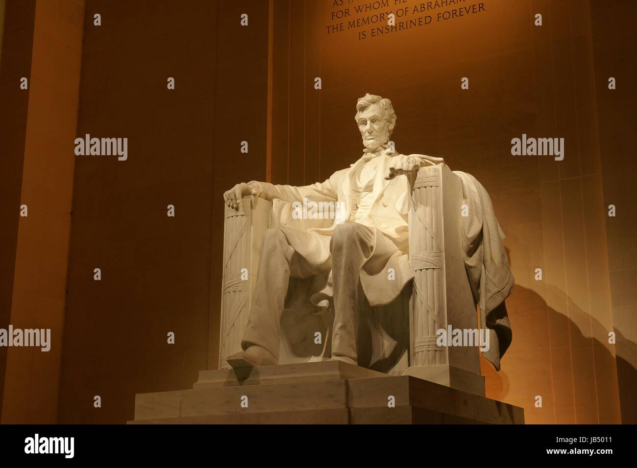abraham lincoln monument Stock Photo - Alamy