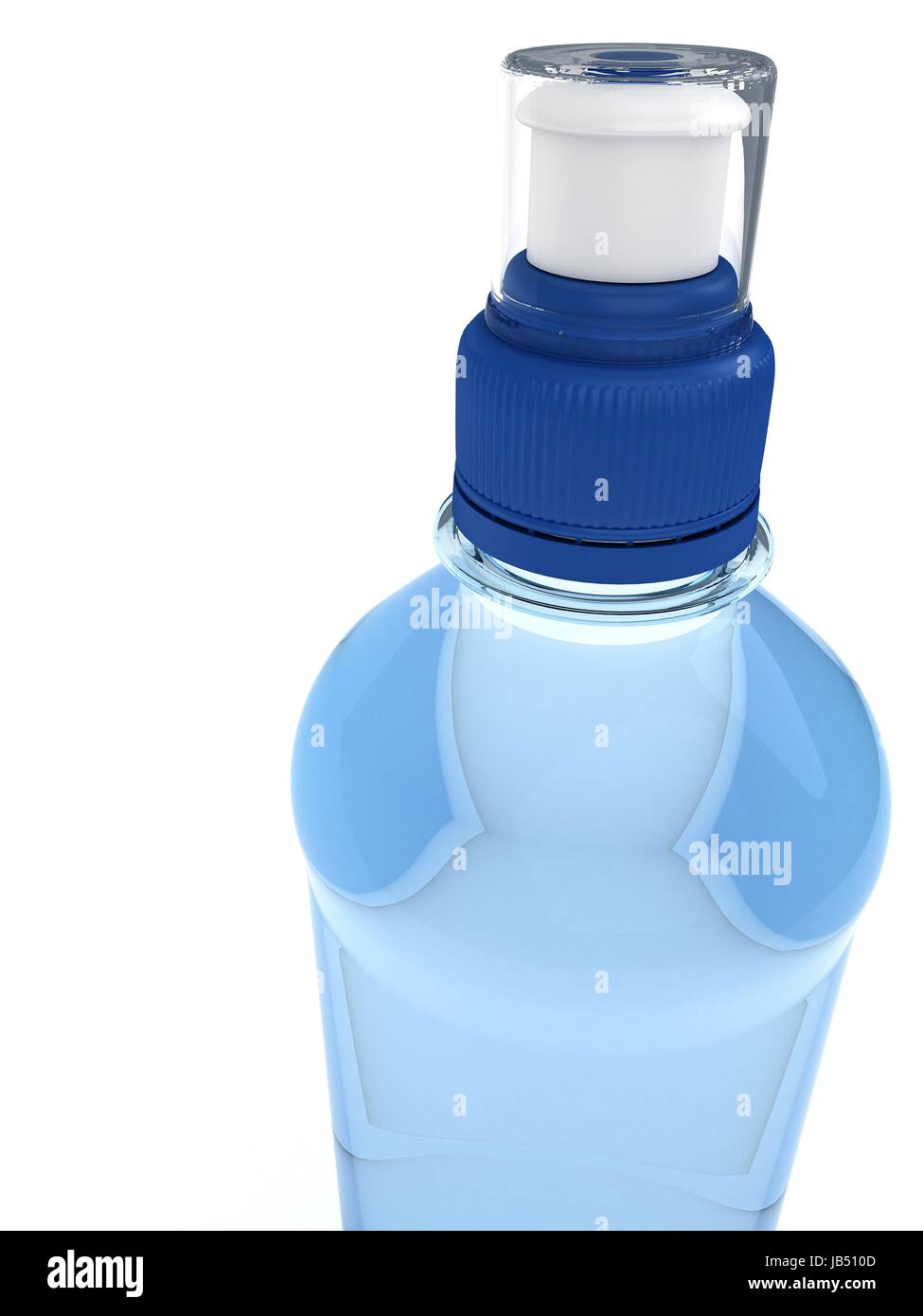 Bottles of water isolated on white background Stock Photo - Alamy