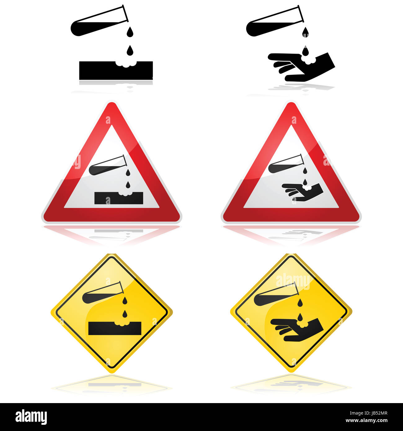 Corrosive symbol hi-res stock photography and images - Alamy