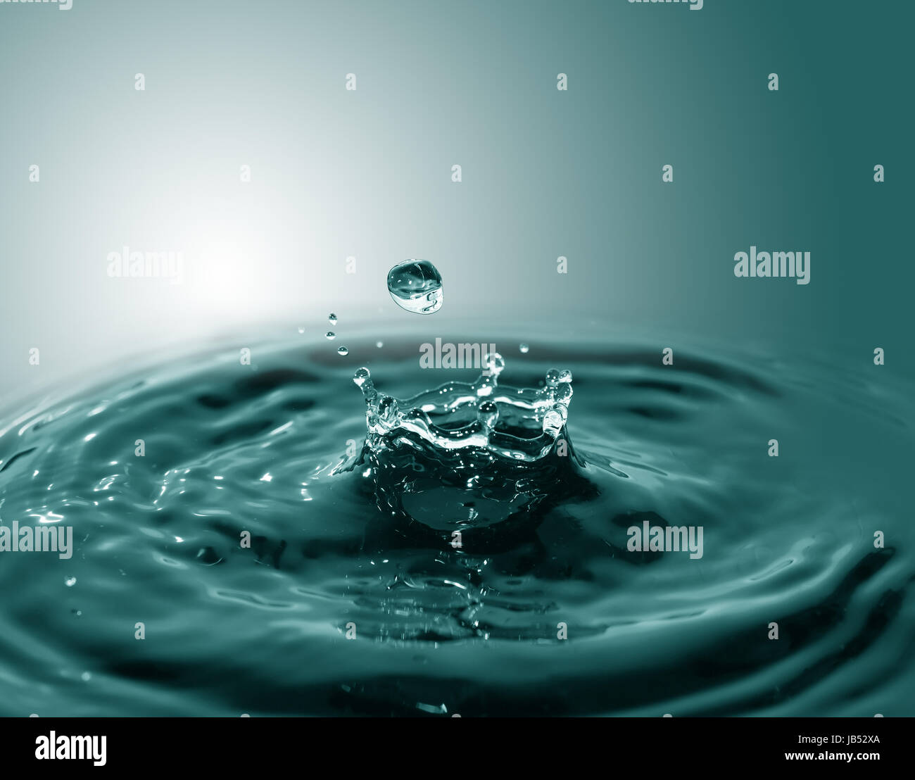 Nice abstract green water splash on background with free space Stock ...
