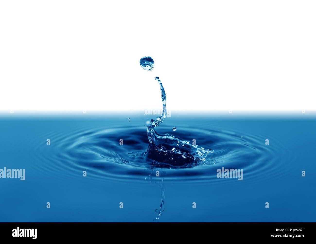 Nice abstract blue water splash on background with free space Stock ...