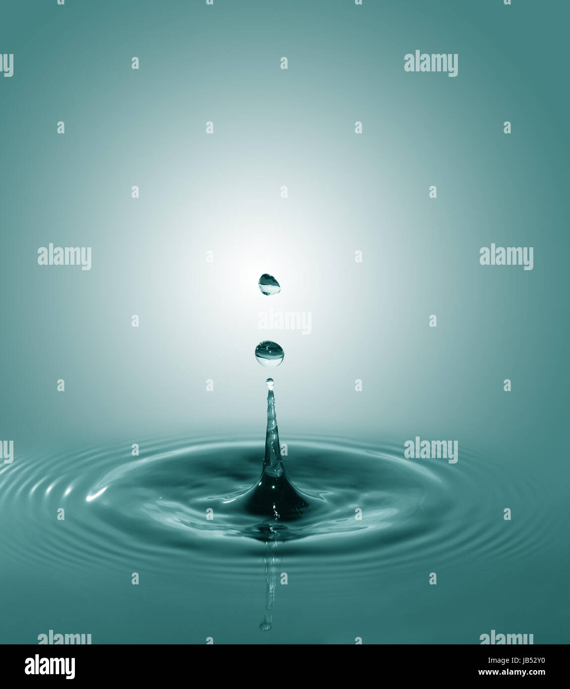 Nice abstract green water splash on background with free space Stock ...