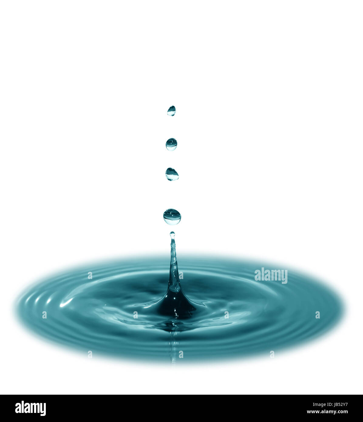 Nice abstract blue water splash on white background Stock Photo - Alamy