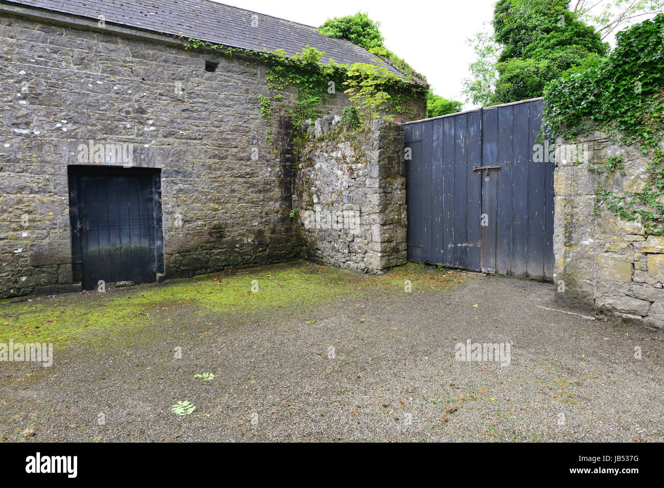 Knappogue castle in Ireland on a dull summers day in June Stock Photo ...