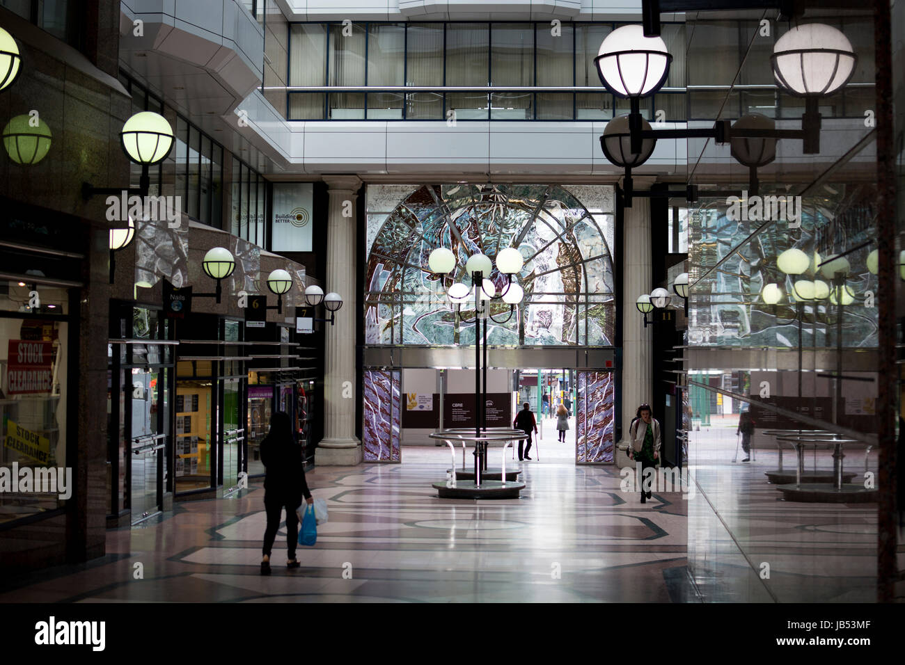 The Minories shopping arcade, Birmingham city centre, UK Stock Photo ...