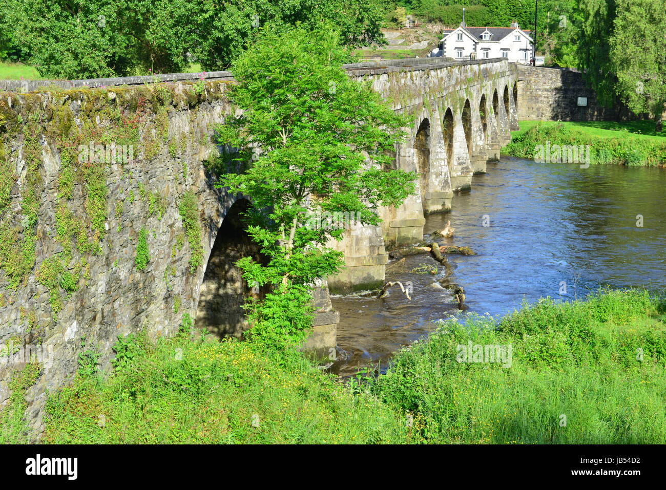 The bridge at the village of Inistioge in Summertime Stock Photo - Alamy