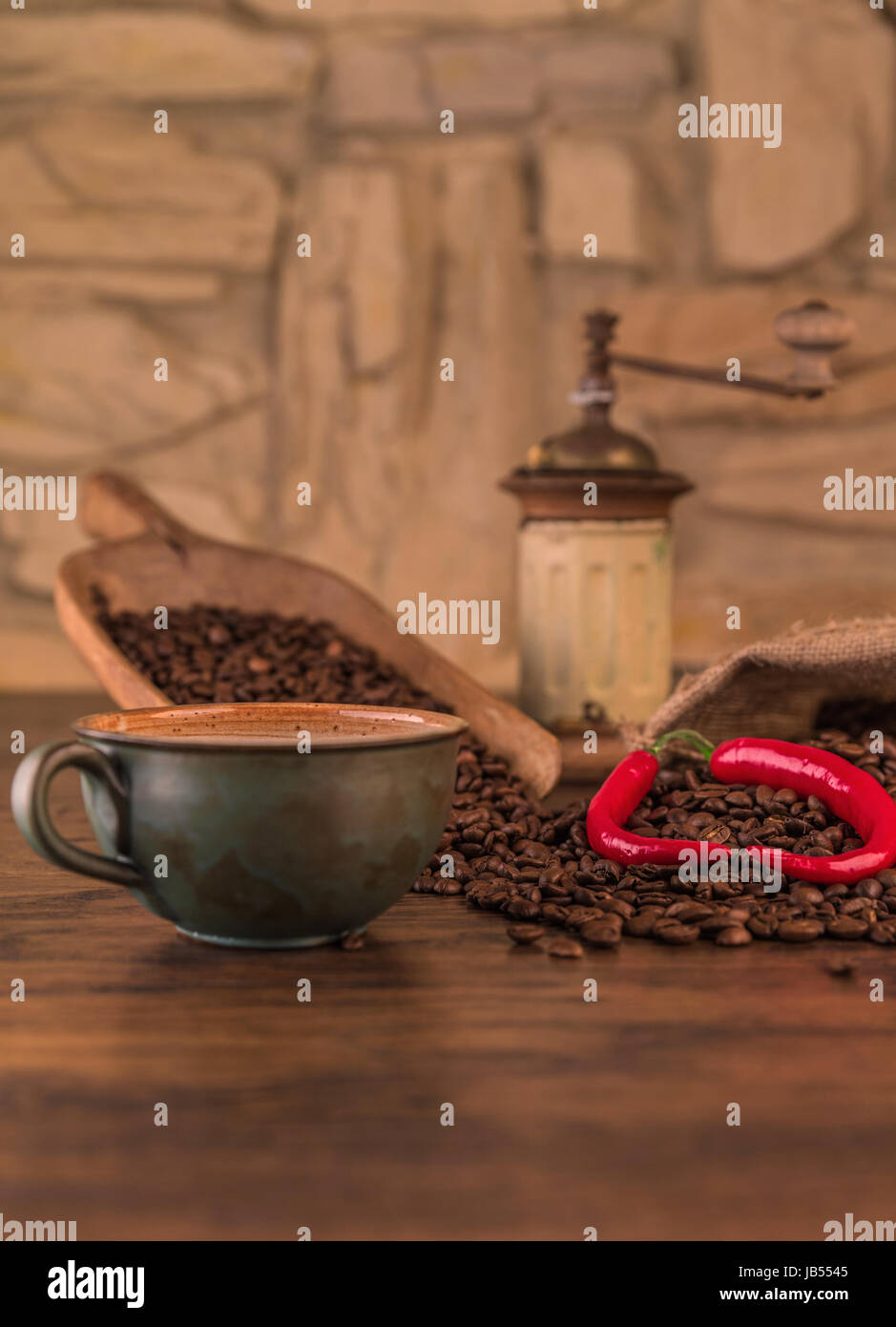 coffee still life Stock Photo - Alamy