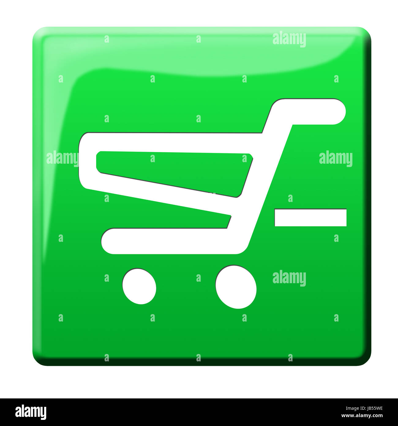 shopping cart button Stock Photo - Alamy