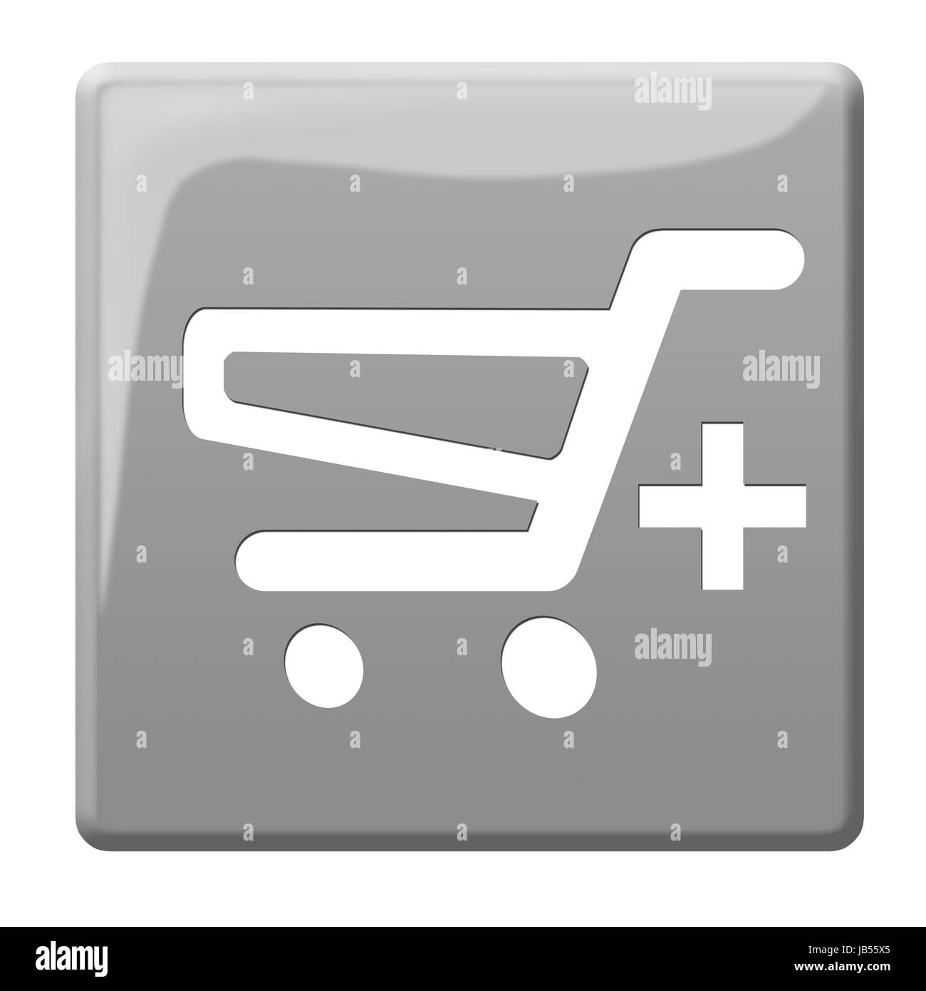 shopping cart button Stock Photo - Alamy