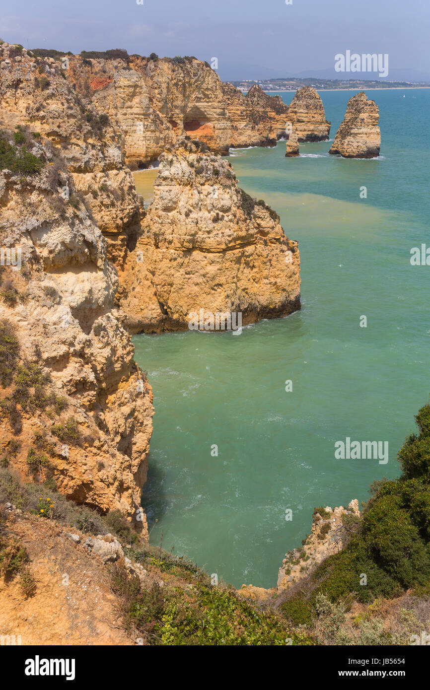Cliffs of Ponta da Piedade, Lagos, Algarve, Portugal Stock Photo - Alamy