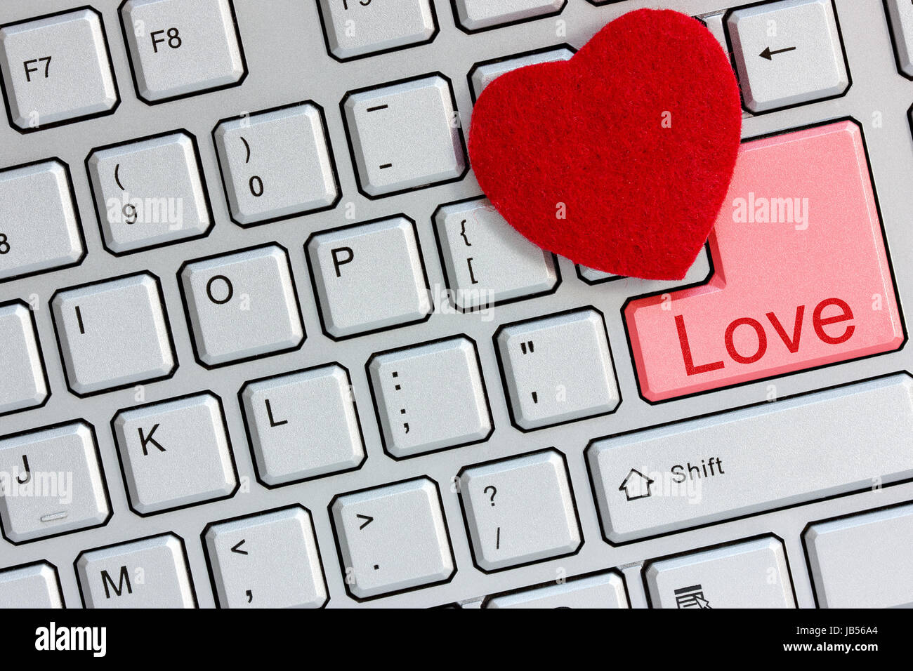 Love concept: Love key on the computer keyboard Stock Photo - Alamy