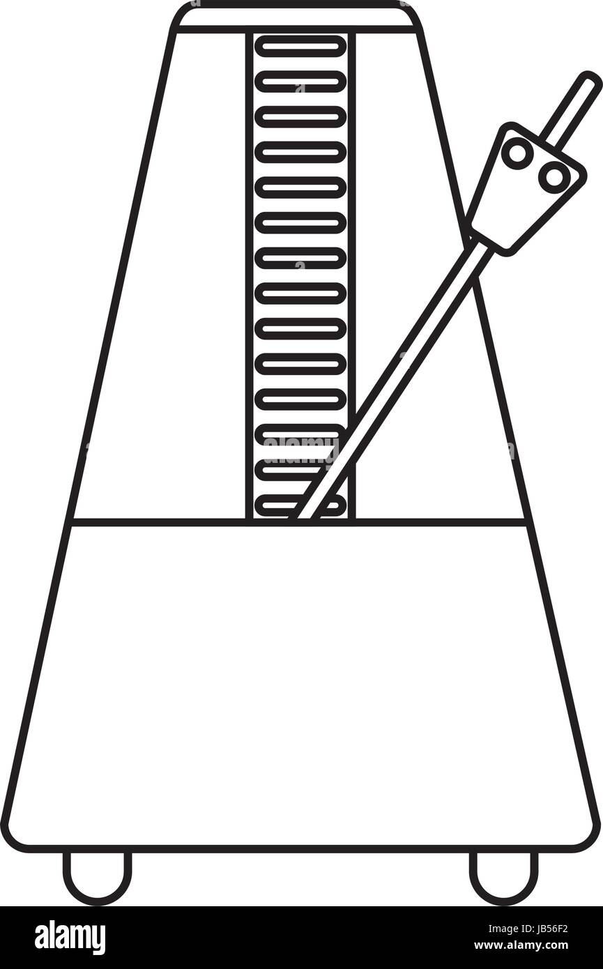 Metronome symbol Stock Vector Images - Alamy
