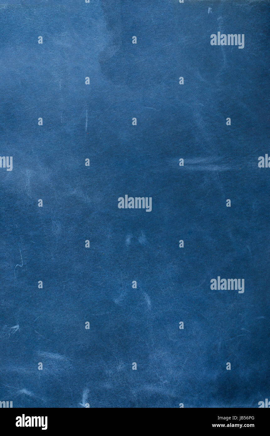 Blue leather texture closeup detailed background Stock Photo - Alamy