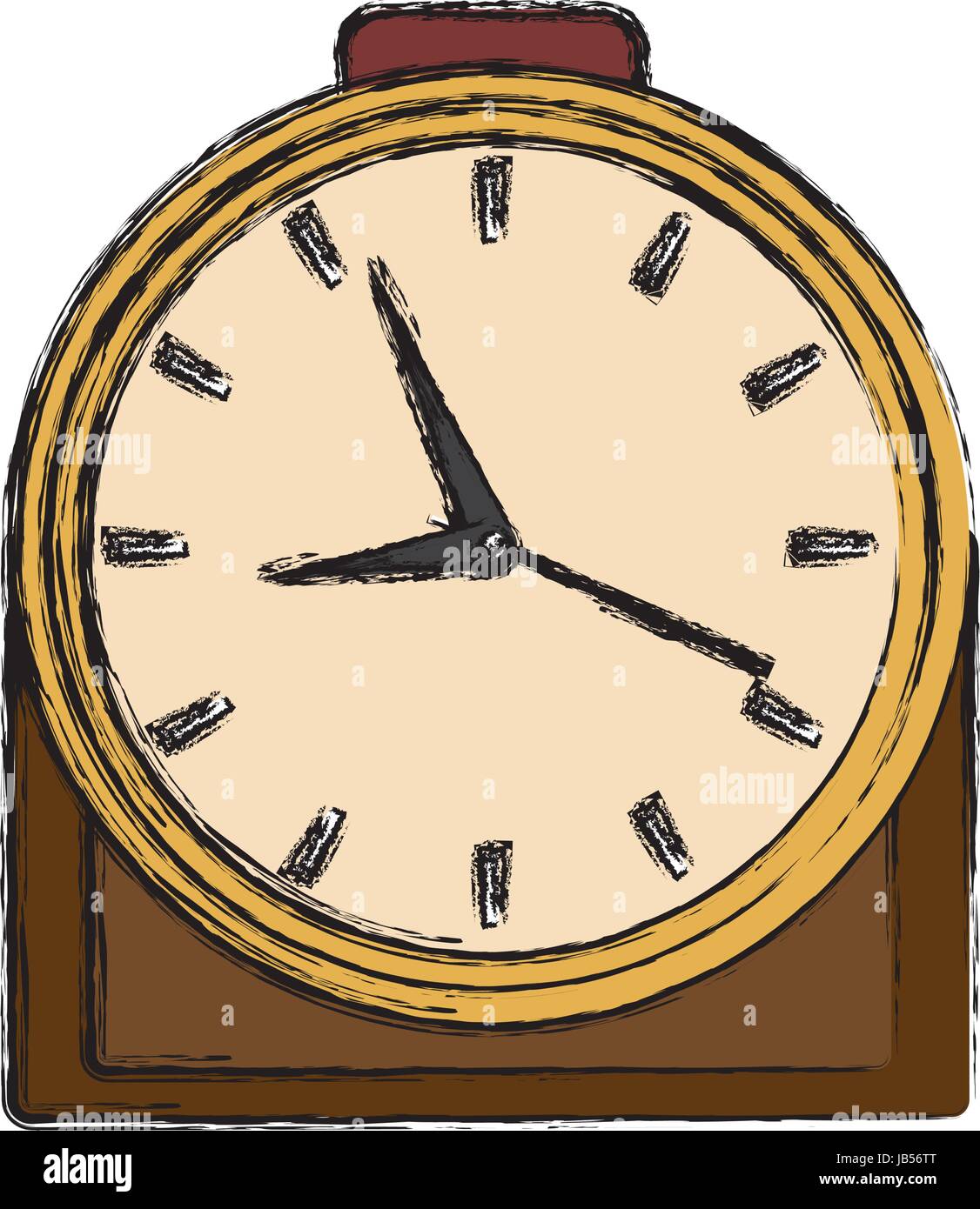 vintage clock icon Stock Vector Image & Art - Alamy