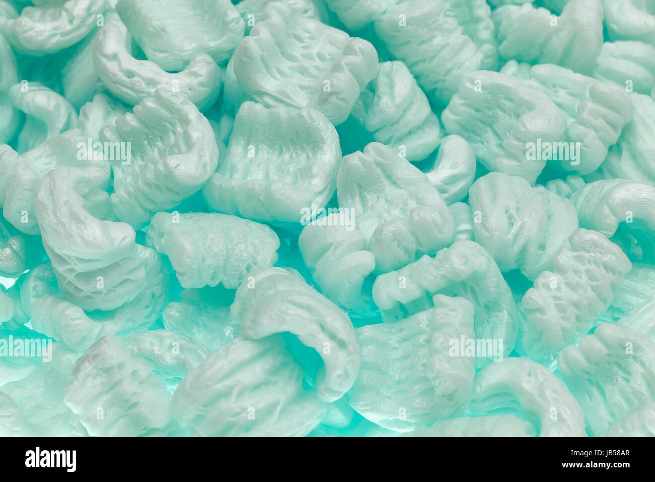 Polystyrene packing filler and cushioning material Stock Photo - Alamy