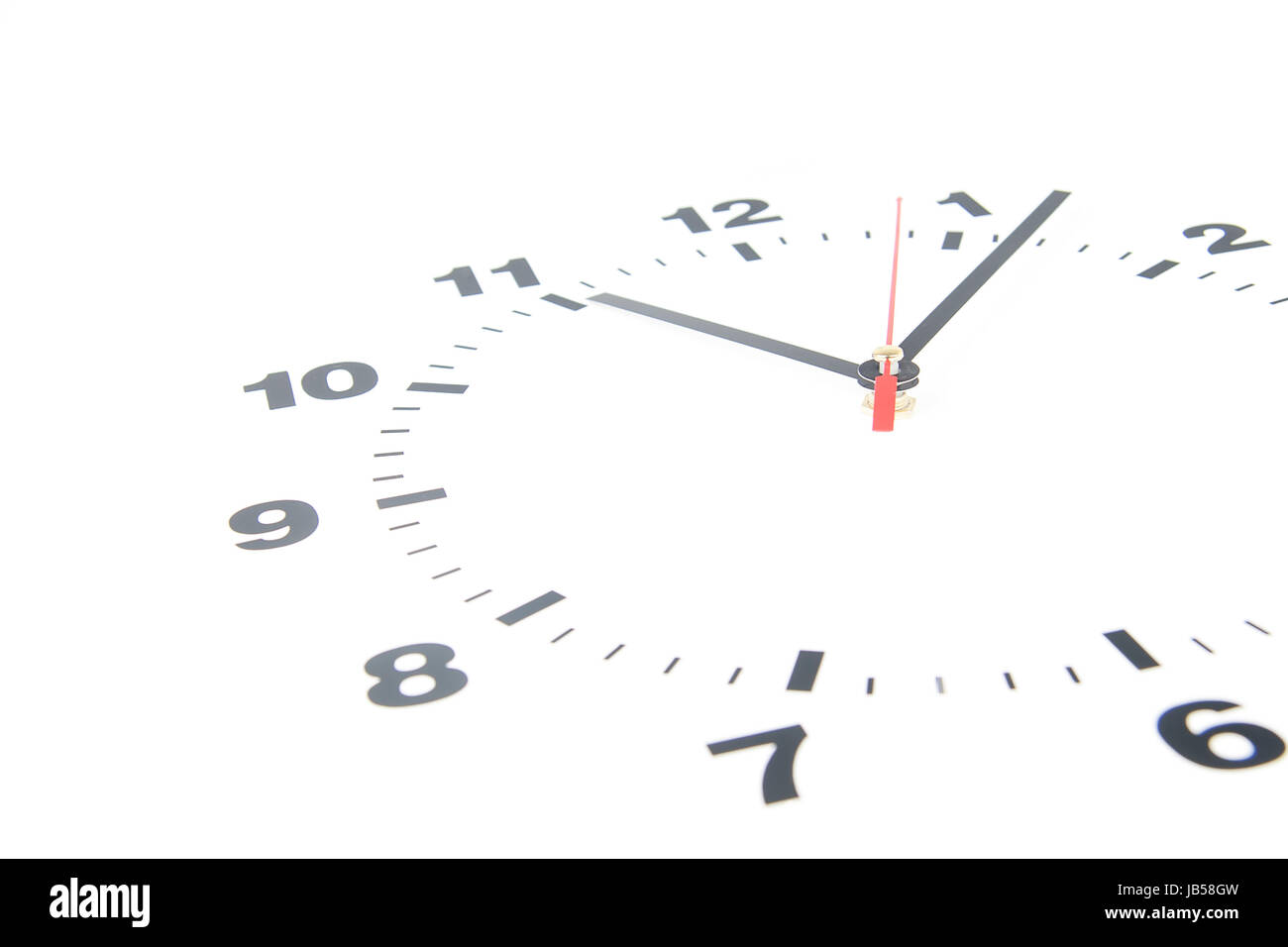 Dial of the clock isolated on white background Stock Photo - Alamy