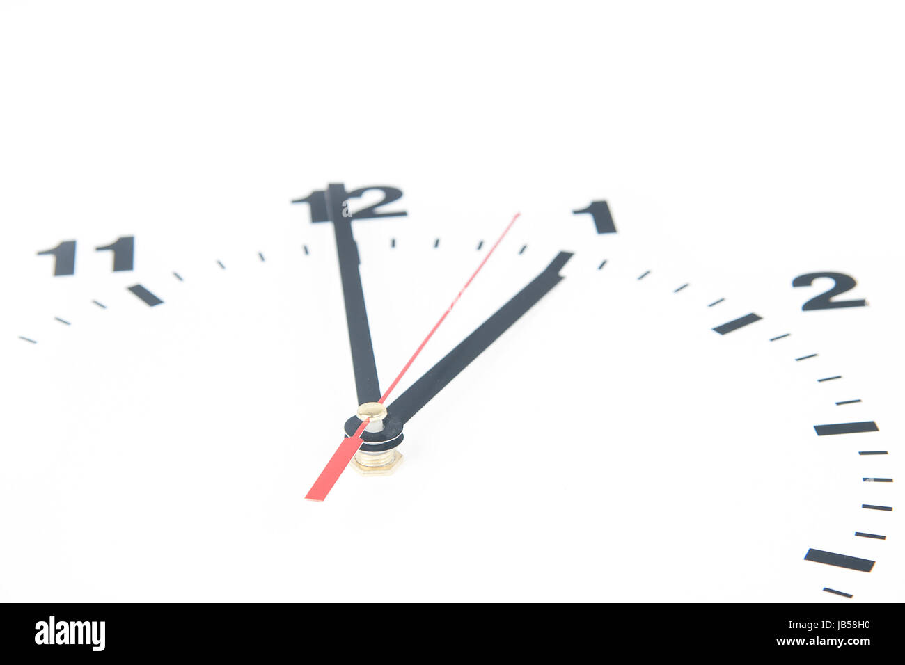 Dial of the clock isolated on white background Stock Photo - Alamy