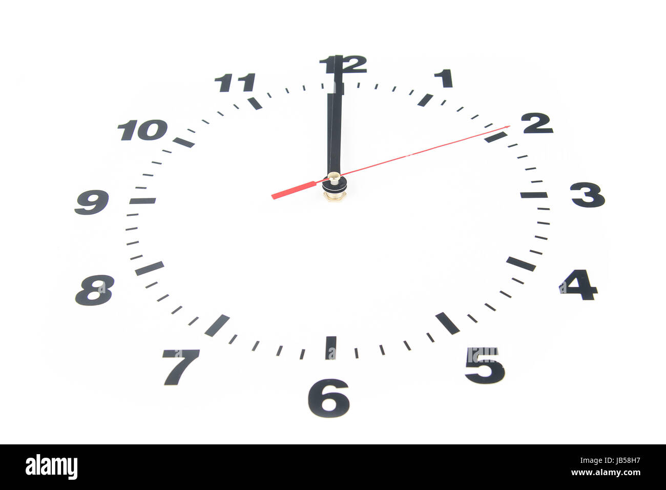 Dial of the clock isolated on white background Stock Photo - Alamy