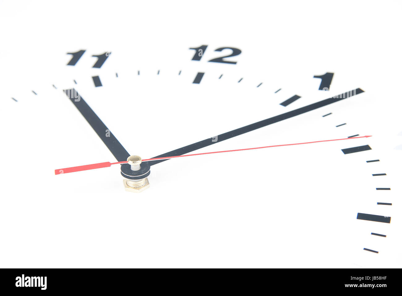 Dial of the clock isolated on white background Stock Photo - Alamy