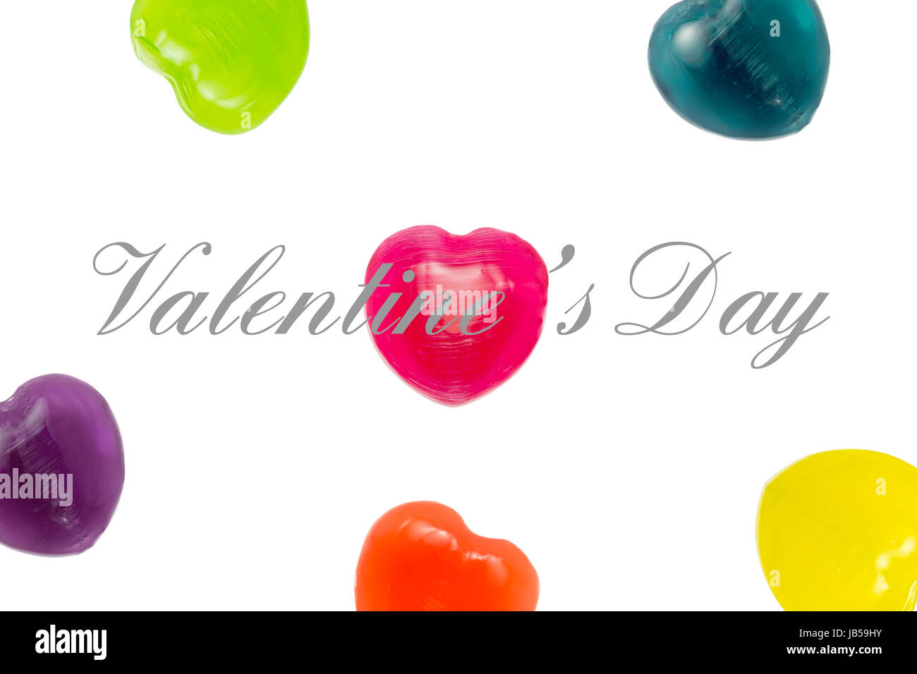 Heart Candy with Valentine's day text background for Valentine, love ...