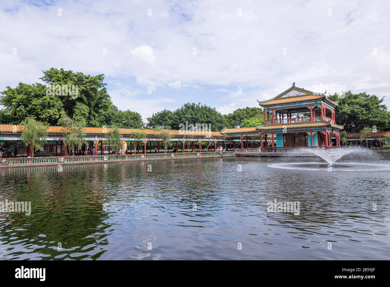 Chinese garden Architecture Stock Photo - Alamy