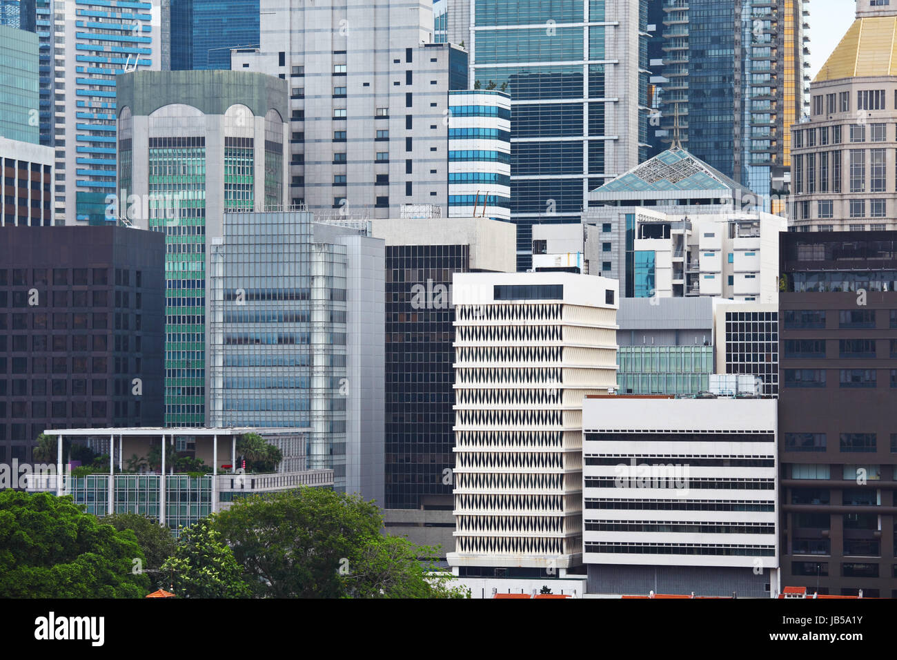 Commercial building in Singapore Stock Photo - Alamy
