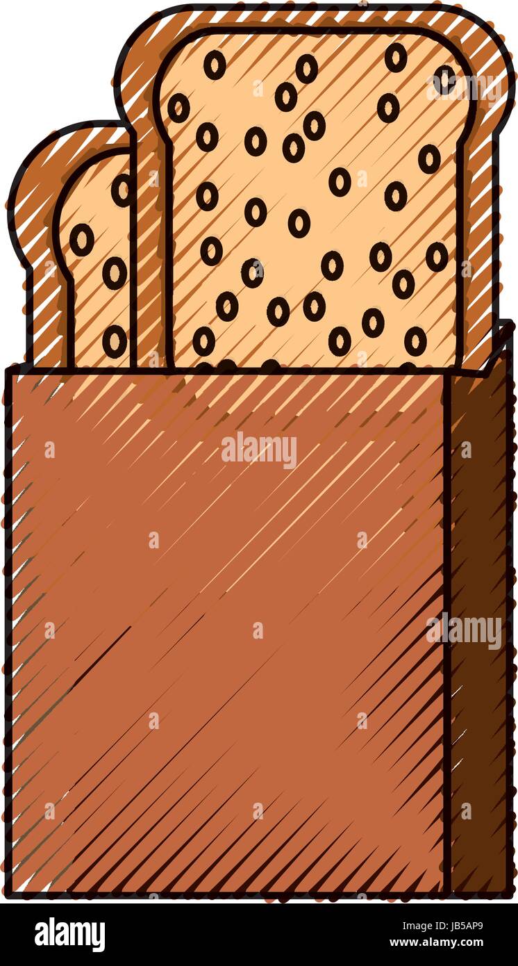 toasted bread box Stock Vector Image & Art - Alamy