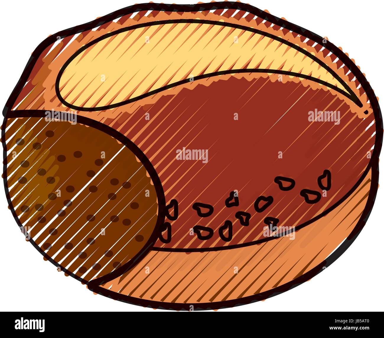 dinner roll loaf Stock Vector Image & Art - Alamy